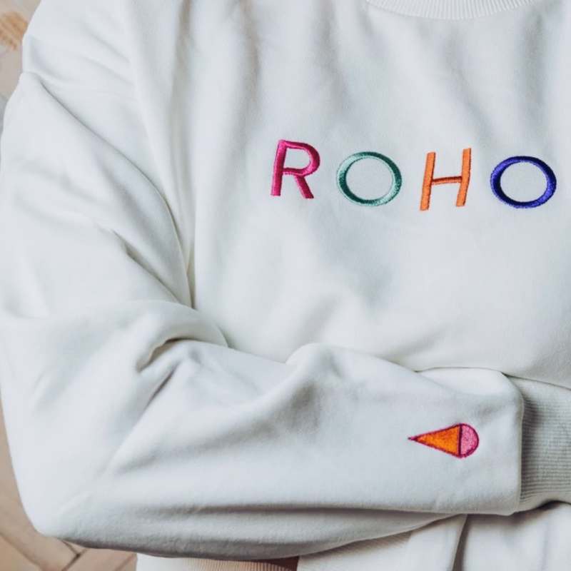 Roho White Sweater | Roho Ice Cream